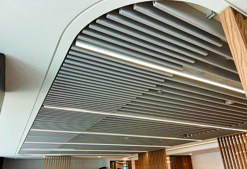 Acoustic Ceiling: DecraSound PET Acoustic Ceiling Panels Solutions with ...